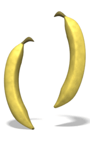 Bananas Jumping | 3D Animated Clipart for PowerPoint - PresenterMedia.com