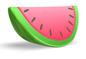 Watermelon Slice Sway | 3D Animated Clipart for PowerPoint ...