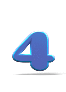 Bouncing 4 | 3D Animated Clipart for PowerPoint - PresenterMedia.com