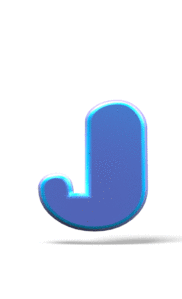 Bouncing J | 3D Animated Clipart for PowerPoint - PresenterMedia.com