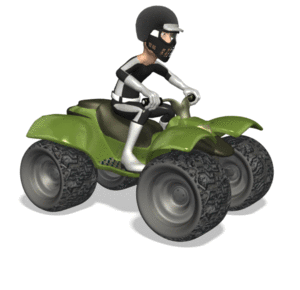 Riding Atv | 3D Animated Clipart for PowerPoint - PresenterMedia.com