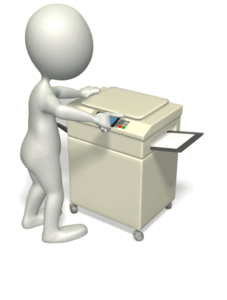 Making Copies | 3D Animated Clipart for PowerPoint - PresenterMedia.com