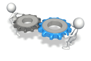 Stick Figures Rotating Gears | 3D Animated Clipart for PowerPoint ...