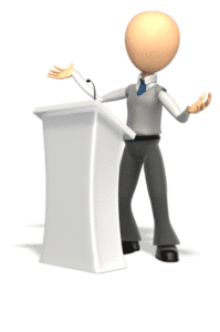 Podium Speech | 3D Animated Clipart for PowerPoint - PresenterMedia.com