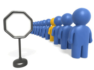 Single File Line Stand Out | 3D Animated Clipart for PowerPoint ...