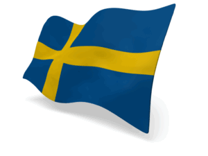 Sweden Flag Animation