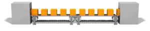 Orange Boxes Moving Assembly Line | 3D Animated Clipart for PowerPoint ...