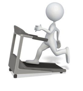 Working Out On Treadmill | 3D Animated Clipart for PowerPoint ...