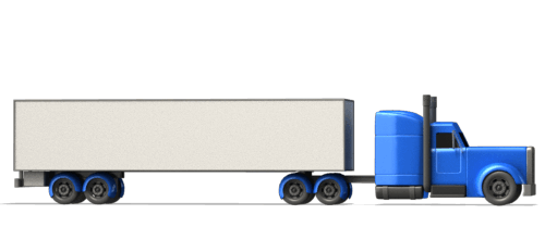 Semi Truck Driving Side