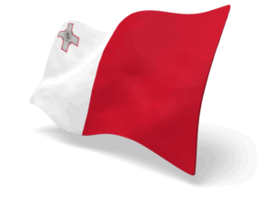 malta flag perspective anim