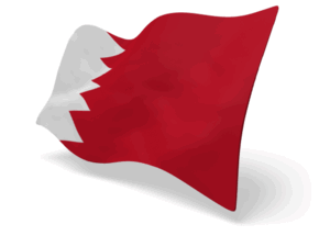 bahrain flag perspective anim