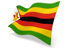 zimbabwe flag perspective anim