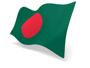 bangladesh flag perspective anim