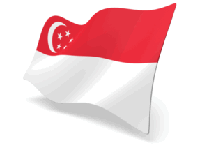 singapore flag perspective anim