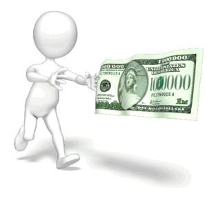 Stick Figure Chasing Money | 3D Animated Clipart for PowerPoint ...