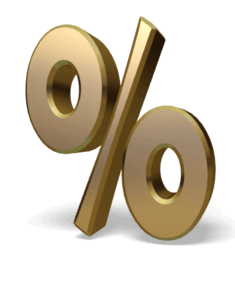 Gold Streak Percent | 3D Animated Clipart for PowerPoint ...