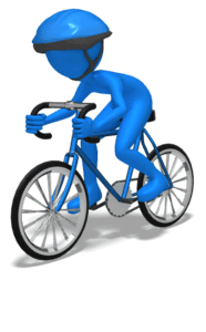 Bicycle Racer Peddling | 3D Animated Clipart for PowerPoint ...