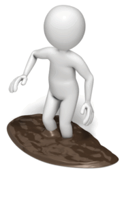 Stick Figure In The Mud | 3D Animated Clipart for PowerPoint ...