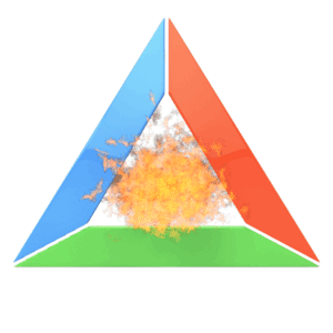 Fire Triangle No Text | 3D Animated Clipart for PowerPoint ...
