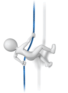 Stick Figure Rappelling | 3D Animated Clipart for PowerPoint ...