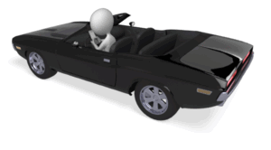 Stick Figure Driving While Texting | 3D Animated Clipart for PowerPoint ...