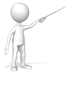 Figure Pointing With Pointer | 3D Animated Clipart for PowerPoint ...