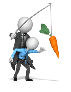 Boss Dangling Carrot For Employee | 3D Animated Clipart for PowerPoint ...