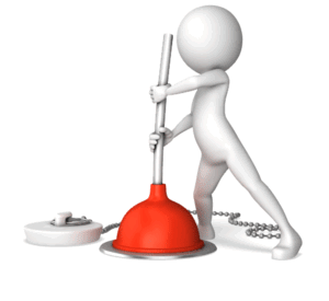 Figure Plunging Drain | 3D Animated Clipart for PowerPoint ...