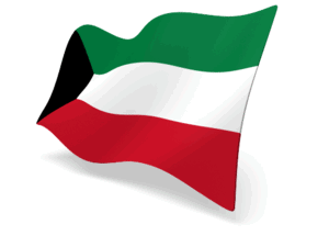 Kuwait Flag Perspective | 3D Animated Clipart for PowerPoint ...