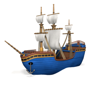 Toony Galleon | 3D Animated Clipart for PowerPoint - PresenterMedia.com