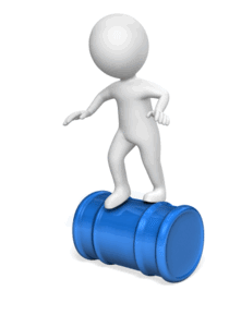 Stick Figure Balance Barrel | 3D Animated Clipart for PowerPoint ...