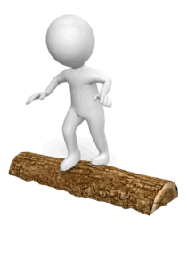 Stick Figure Log Rolling | 3D Animated Clipart for PowerPoint ...