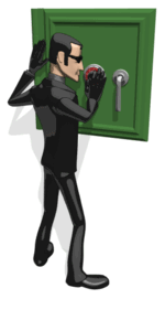 Retro Spy Crack Safe | 3D Animated Clipart for PowerPoint ...