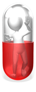Figure In Medicine Capsule | 3D Animated Clipart for PowerPoint ...