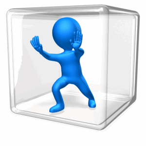Figure In Glass Box | 3D Animated Clipart for PowerPoint ...