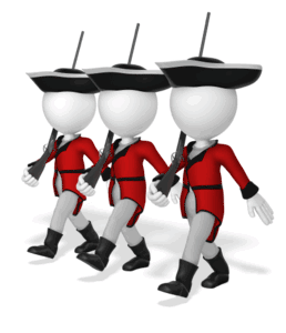 British Soldiers Marching | 3D Animated Clipart for PowerPoint ...