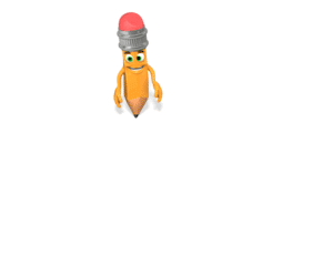 Pencil Guy X Mark | 3D Animated Clipart for PowerPoint - PresenterMedia.com