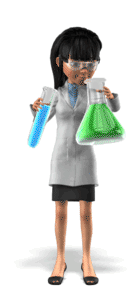 Scientist Mixing Formulas Explosion | 3D Animated Clipart for ...