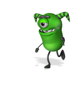 M Monster Run Fall | 3D Animated Clipart for PowerPoint ...