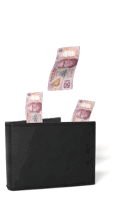 Peso Money Flying Out From Wallet | 3D Animated Clipart for PowerPoint ...