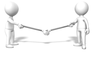 Stick Figures Pole Handshake | 3D Animated Clipart for PowerPoint ...