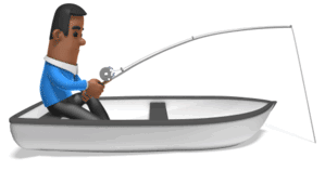 Man Fishing 3D Animation - No Bites - PresenterMedia