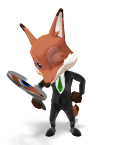 Business Fox Male Searching | 3D Animated Clipart for PowerPoint ...