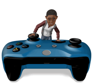Teen Boy Giant Controller | 3D Animated Clipart for PowerPoint ...