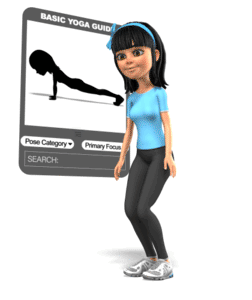 Kim App Yoga Plank | 3D Animated Clipart for PowerPoint ...