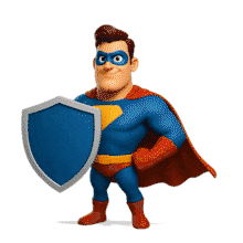 Female Superhero Animation Clip - An Animation for PowerPoint