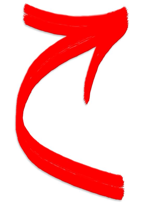 Curved Arrow Great PowerPoint ClipArt For Presentations 
