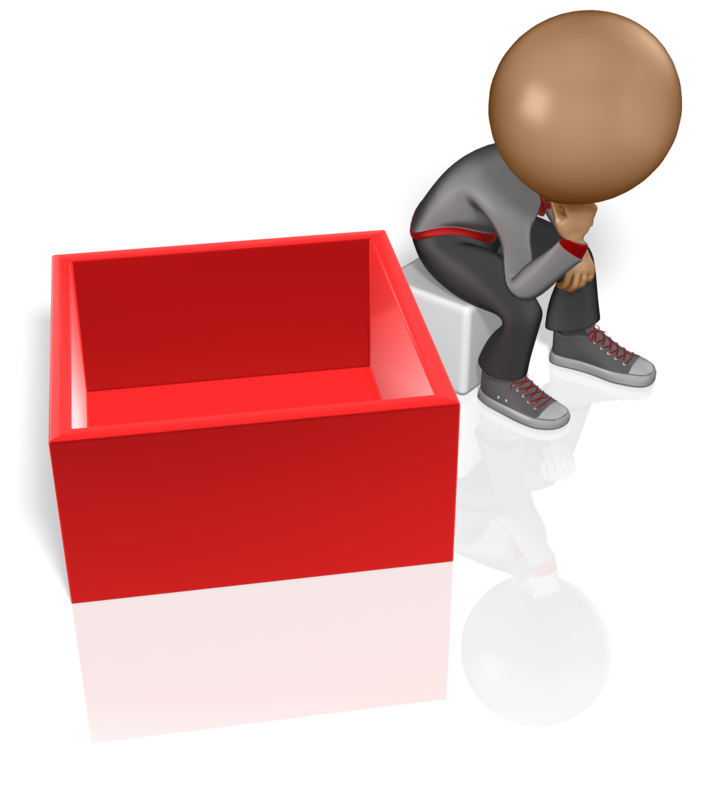 Thinking Stick Figures Box Two Stick Figures Dialogue Question Mark