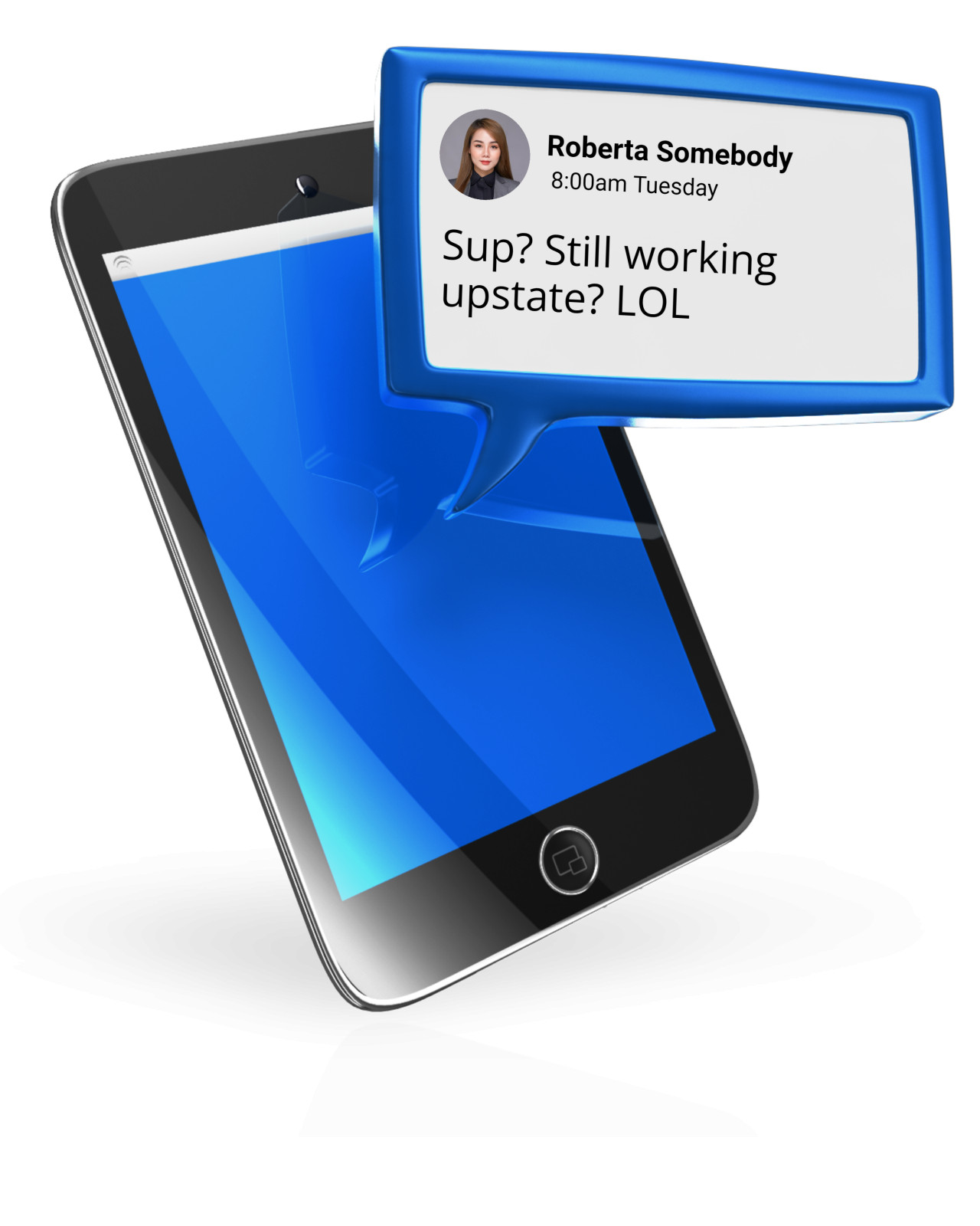 smart phone texting block text