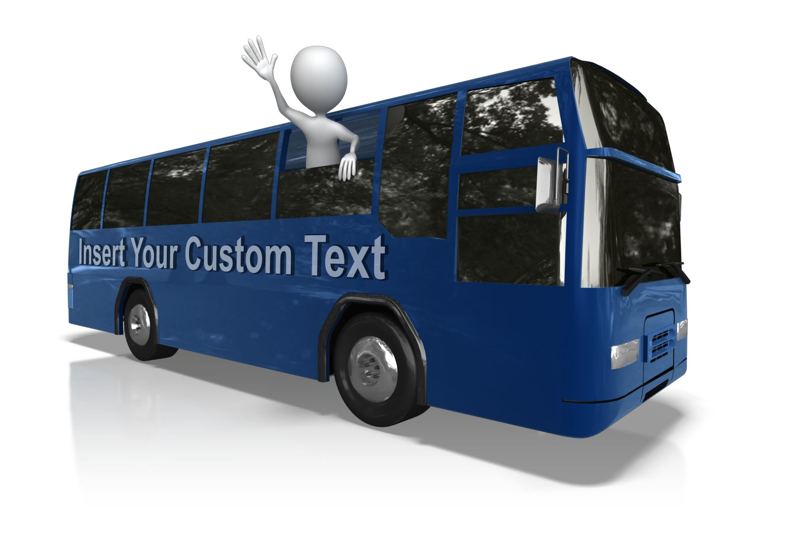 stick figure bus trip